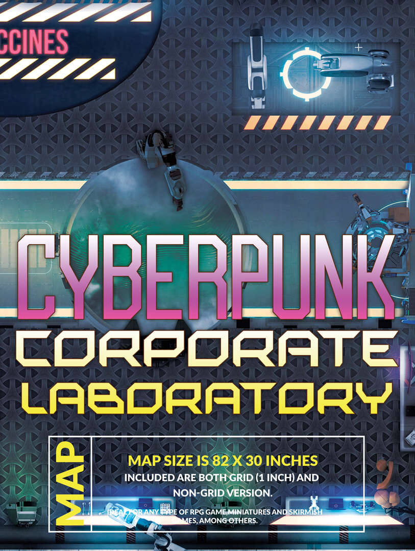 Cyberpunk Corporate Laboratory - Lion Banner Games | DriveThruRPG