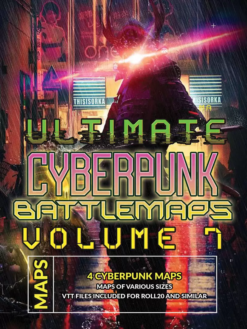 Ultimate Cyberpunk Maps Vol 7 [BUNDLE] - Lion Banner Games | DriveThruRPG