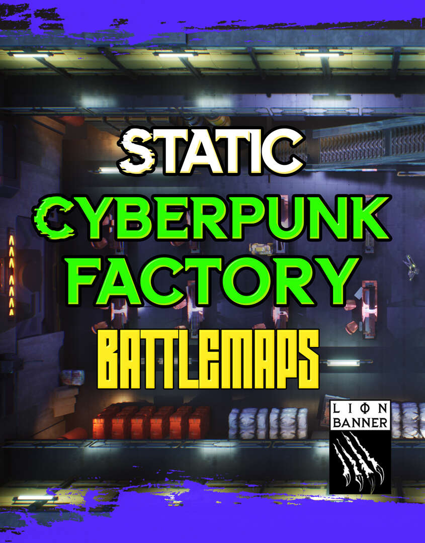 Cyberpunk Factory - Lion Banner Games | DriveThruRPG