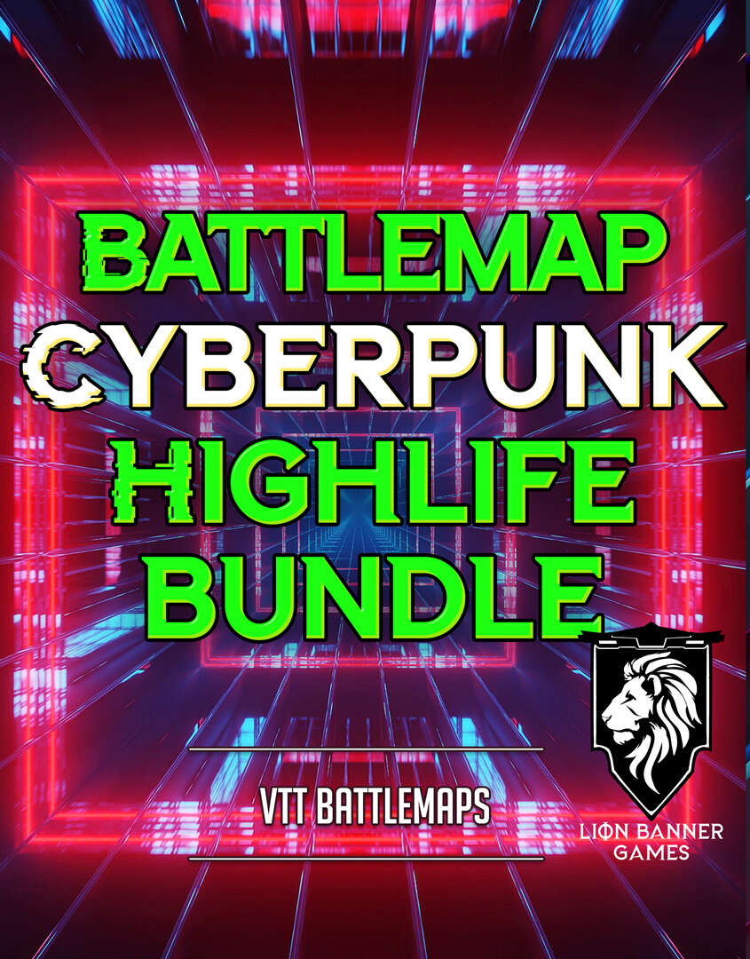 Cyberpunk Highlife Battlemaps - Static [BUNDLE] - Lion Banner Games ...