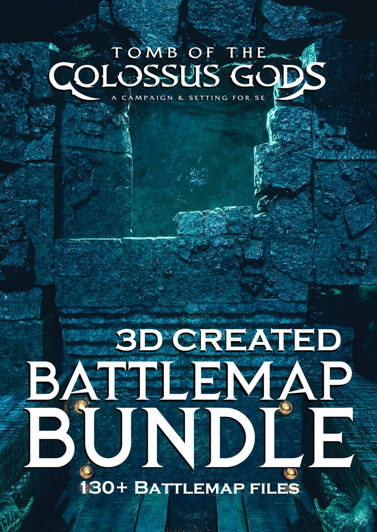 Tomb of the Colossus Gods Battlemap Bundle - 130+ map files : 15 USD ...