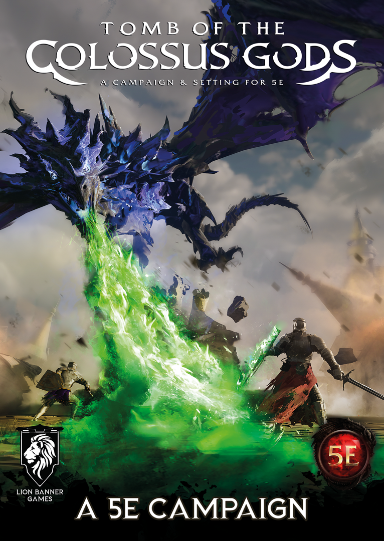 5e Tomb of the Colossus Gods + Battlemaps [BUNDLE] - Lion Banner Games ...
