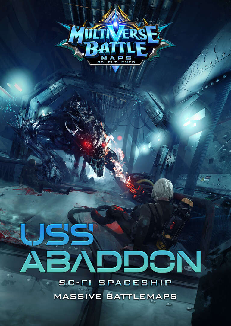 USS Abaddon - Massive Scifi Map Bundle - Lion Banner Games | DriveThruRPG