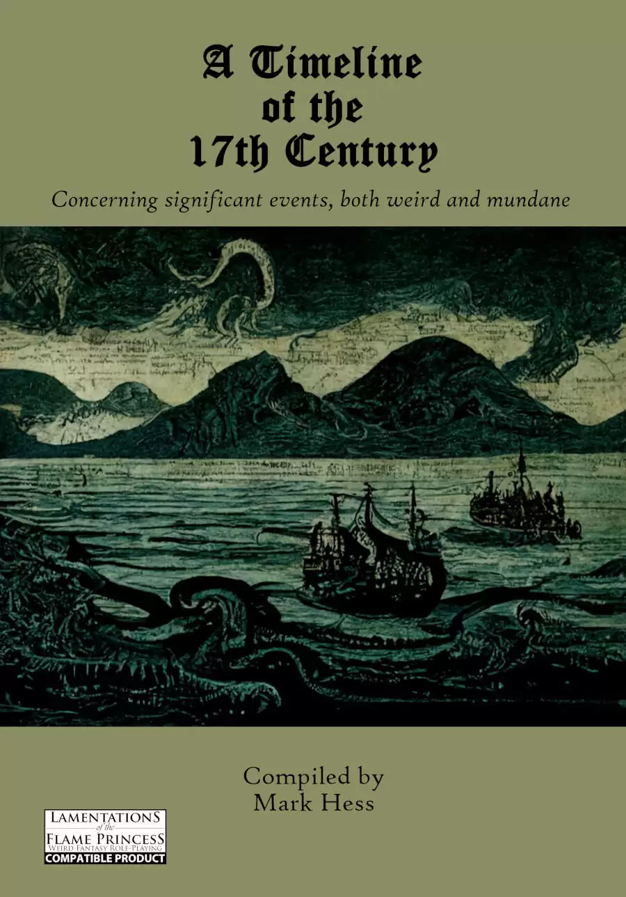 A Timeline of the 17th Century - Mark Hess | DriveThruRPG