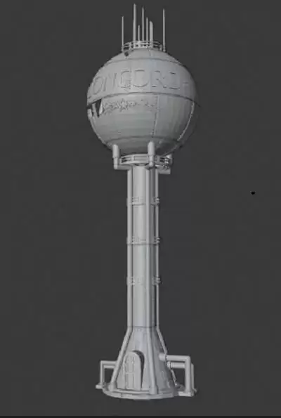 Fallout Concord Water Tower - IHO Gaming | DriveThruRPG