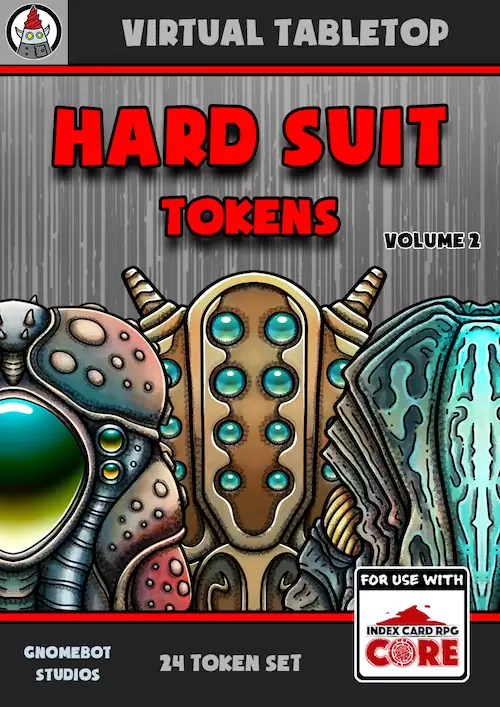 ICRPG Hard Suit Tokens Volume 2 - Gnomebot Studios | DriveThruRPG