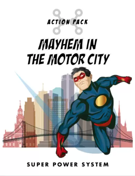 Super Power System - Action Pack - Mayhem in the Motor City ...