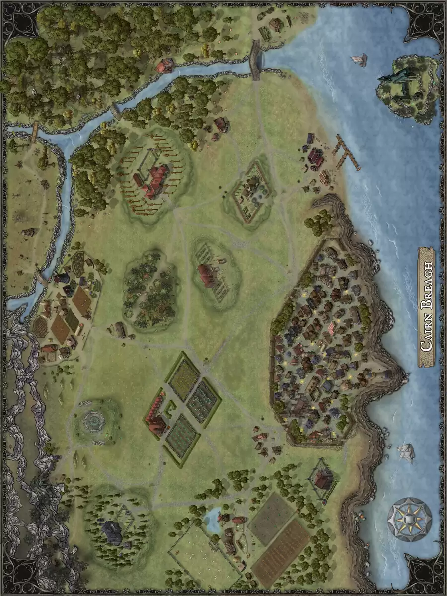 Shadows Over Cairn Breagh - 8K region map - MediaStream Press | 5E ...