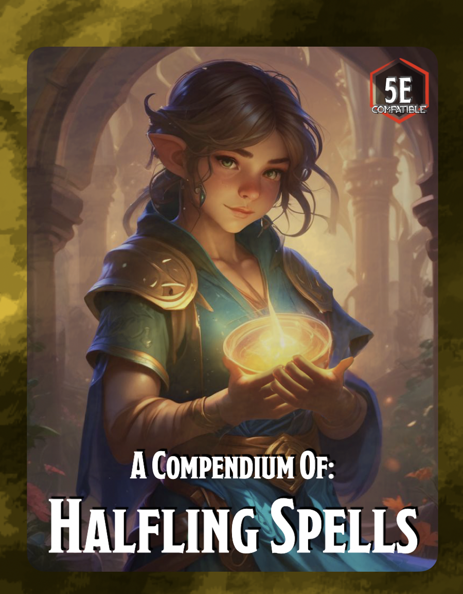 A Compendium of Halfling Spells - Over 50 Thematic Spells for 5E - MediaStream Press | RPG Tools ...