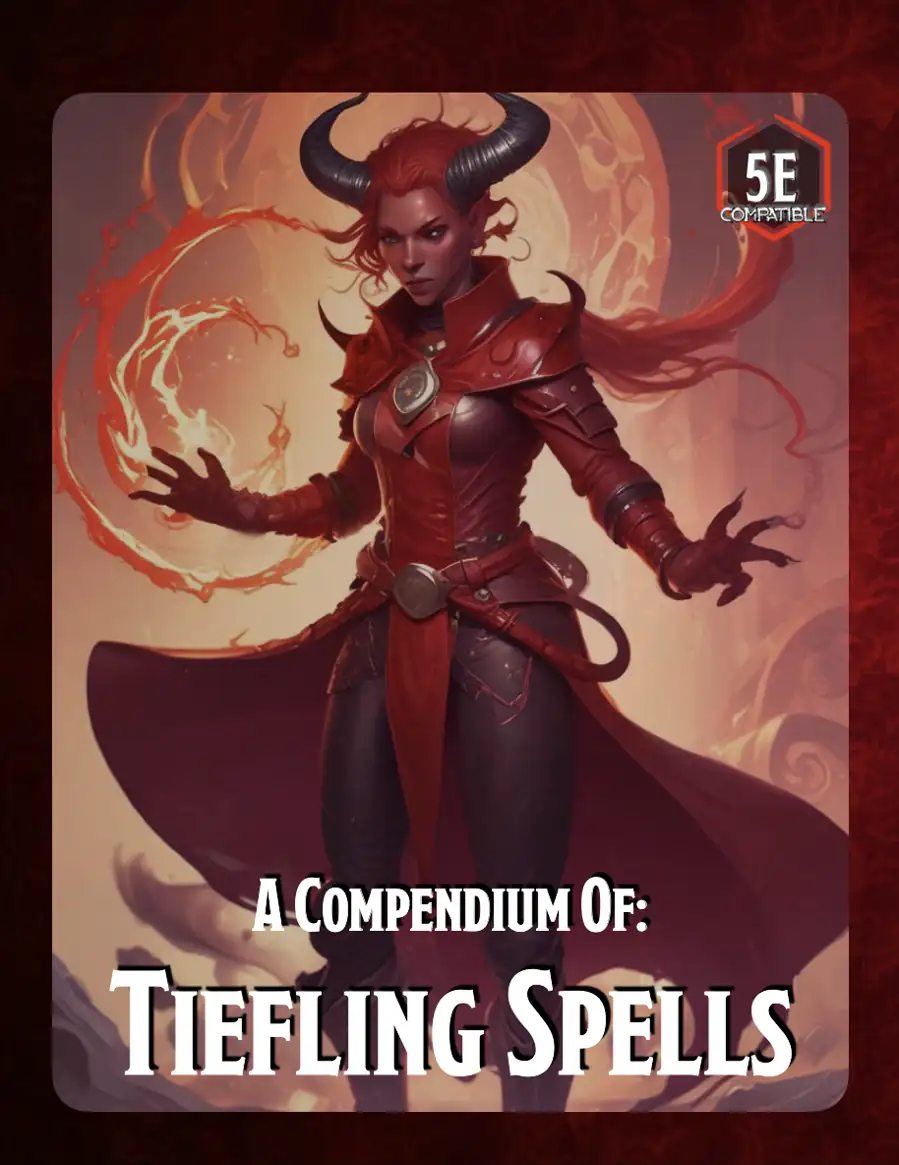 A Compendium of Tiefling Spells - Over 50 Thematic Spells for 5E - MediaStream Press | RPG Tools ...