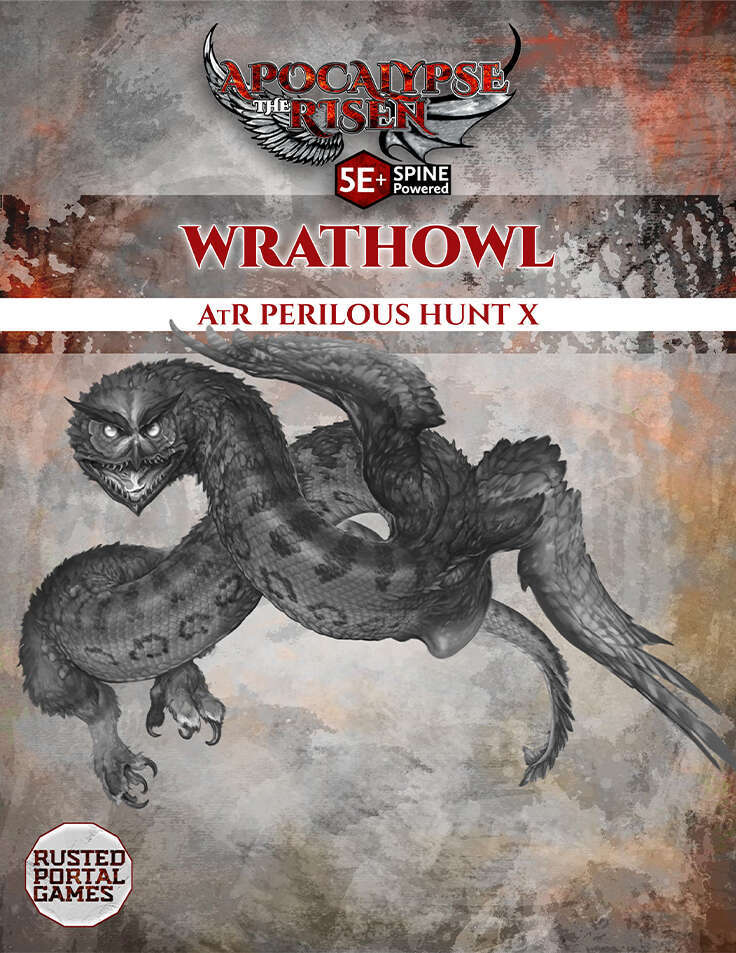 AtR Perilous Hunt 10: WrathOwl 5E+SPINE Powered - Rusted Portal Games ...