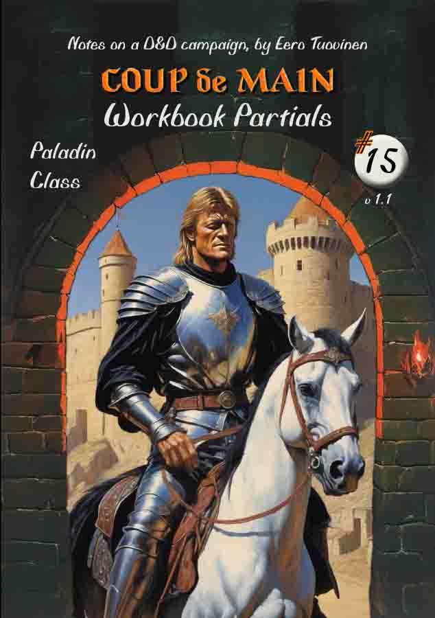 CWP #15 — Paladin Class - Arkenstone Publishing | Coup Workbook ...