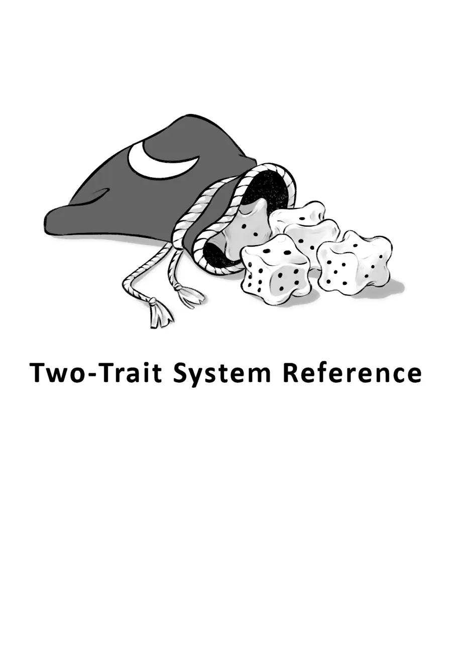 Two-Trait System Reference - Chris S Sims | DriveThruRPG