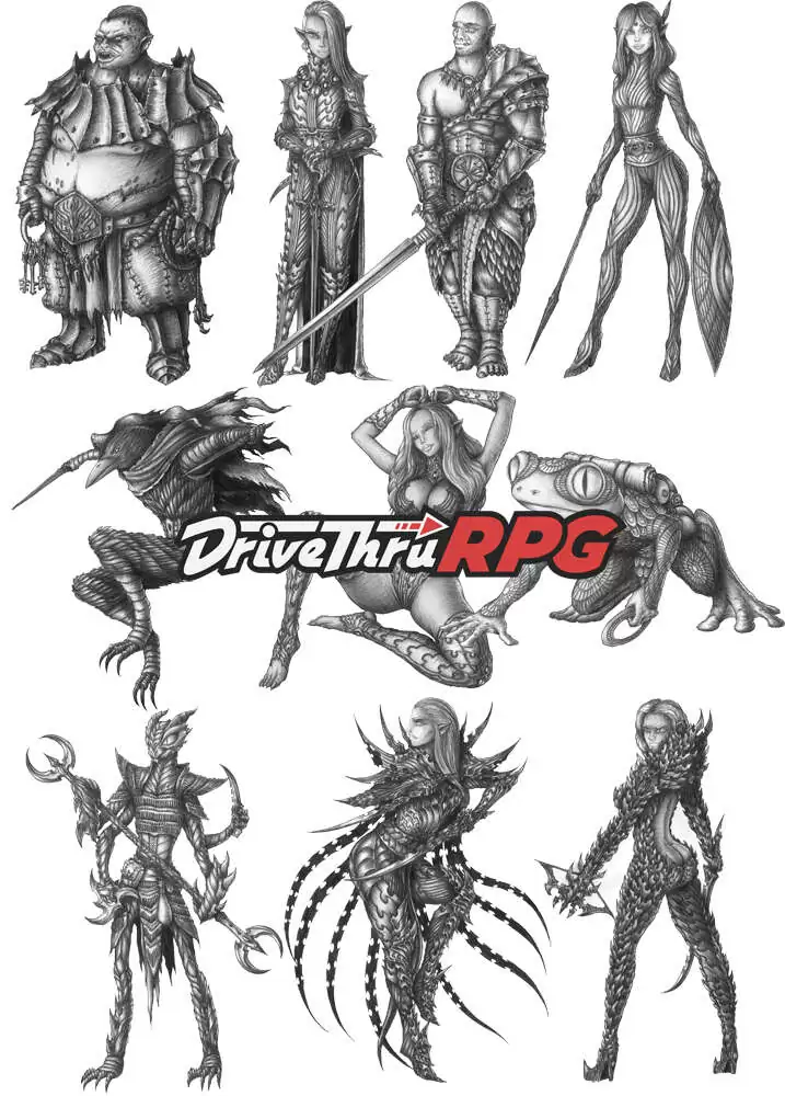 RPG characters: Pack46 - Soulafein Art | DriveThruRPG