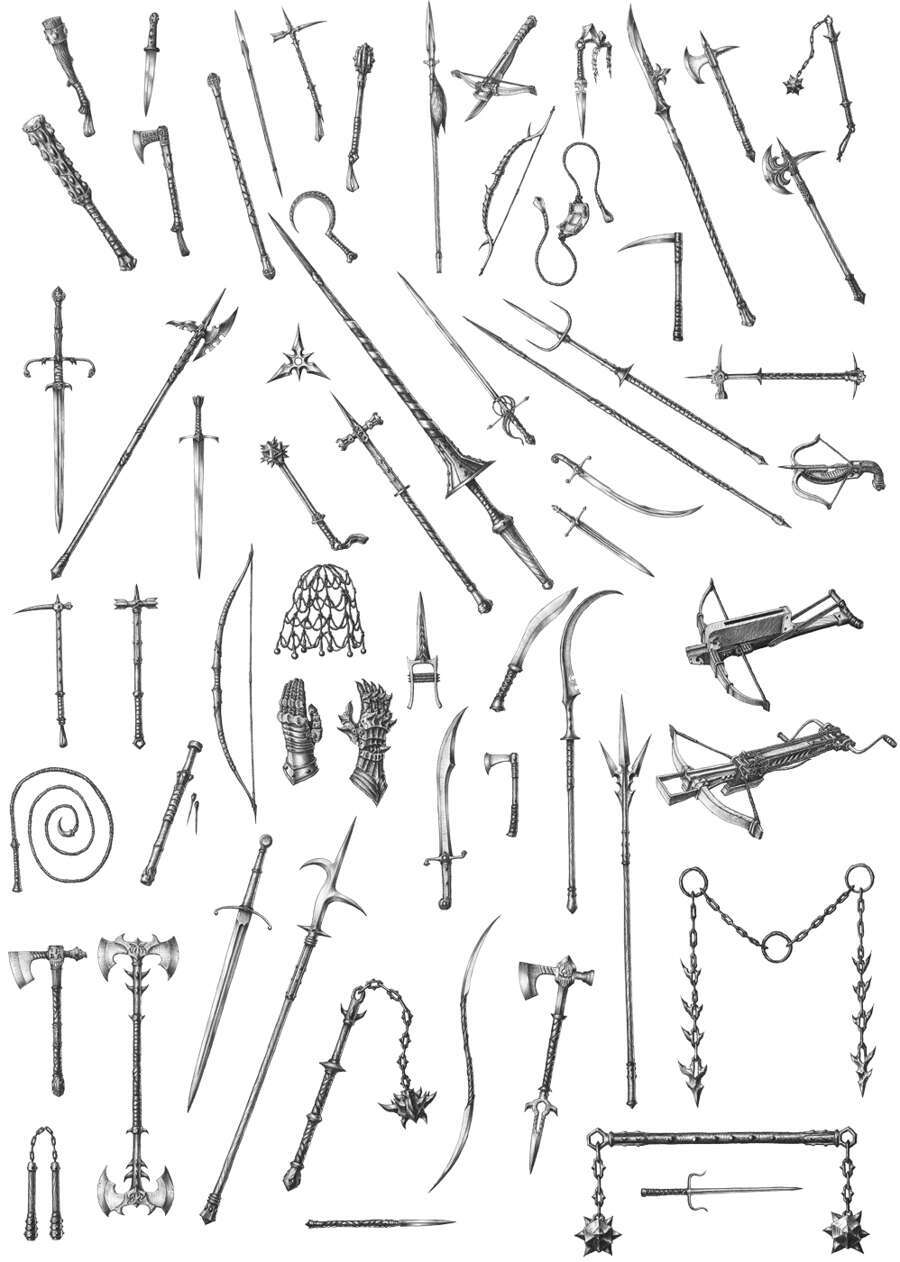 RPG Weapon: Pack1 - Soulafein Art | DriveThruRPG