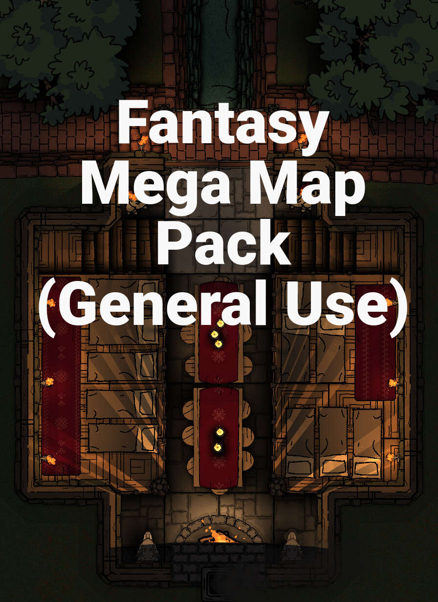 Fantasy Mega Map Pack (General Purpose) - Gamer's Rites LLC | DriveThruRPG