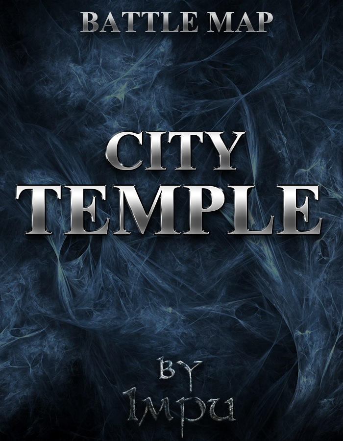 City Temple Battle Map - Impu | DriveThruRPG