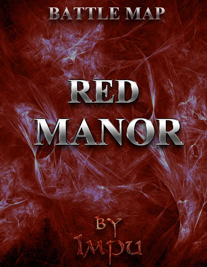 Red Manor Battle Map - Impu | DriveThruRPG