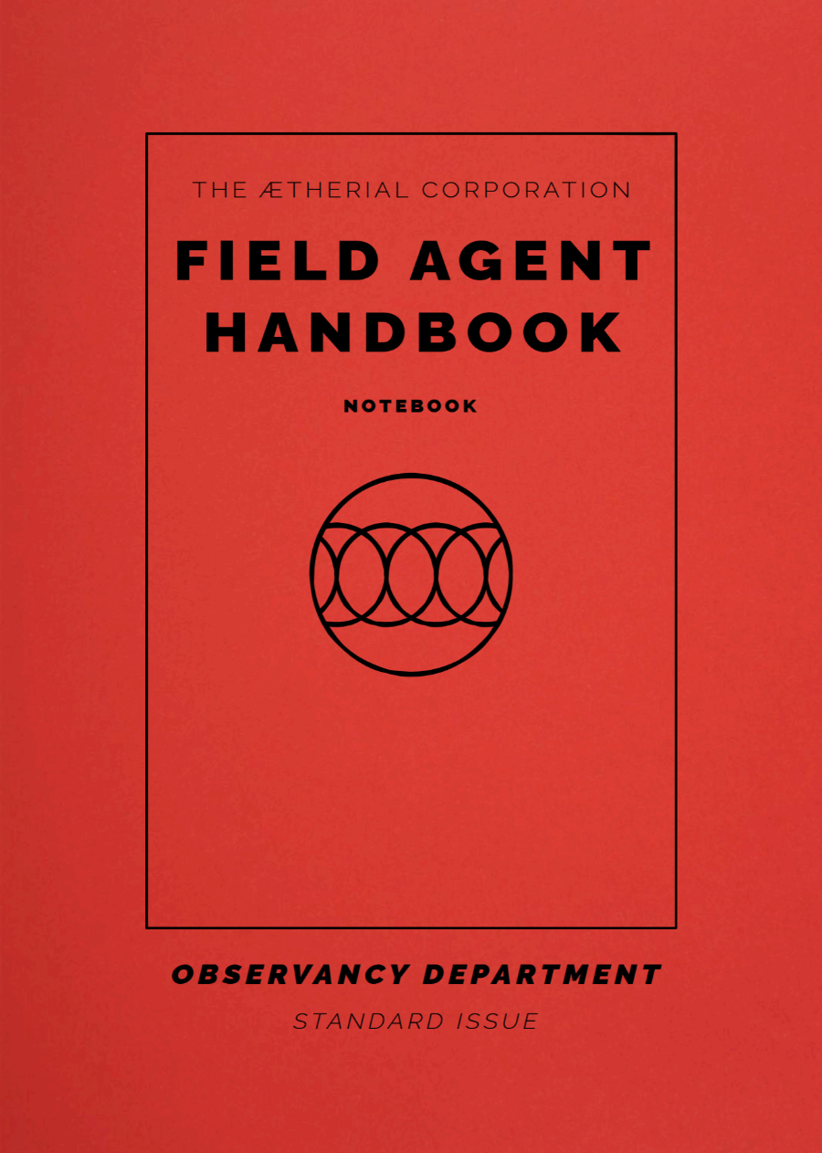 Field Agent Handbook: Official Use Notebook - Aether Corp Games ...