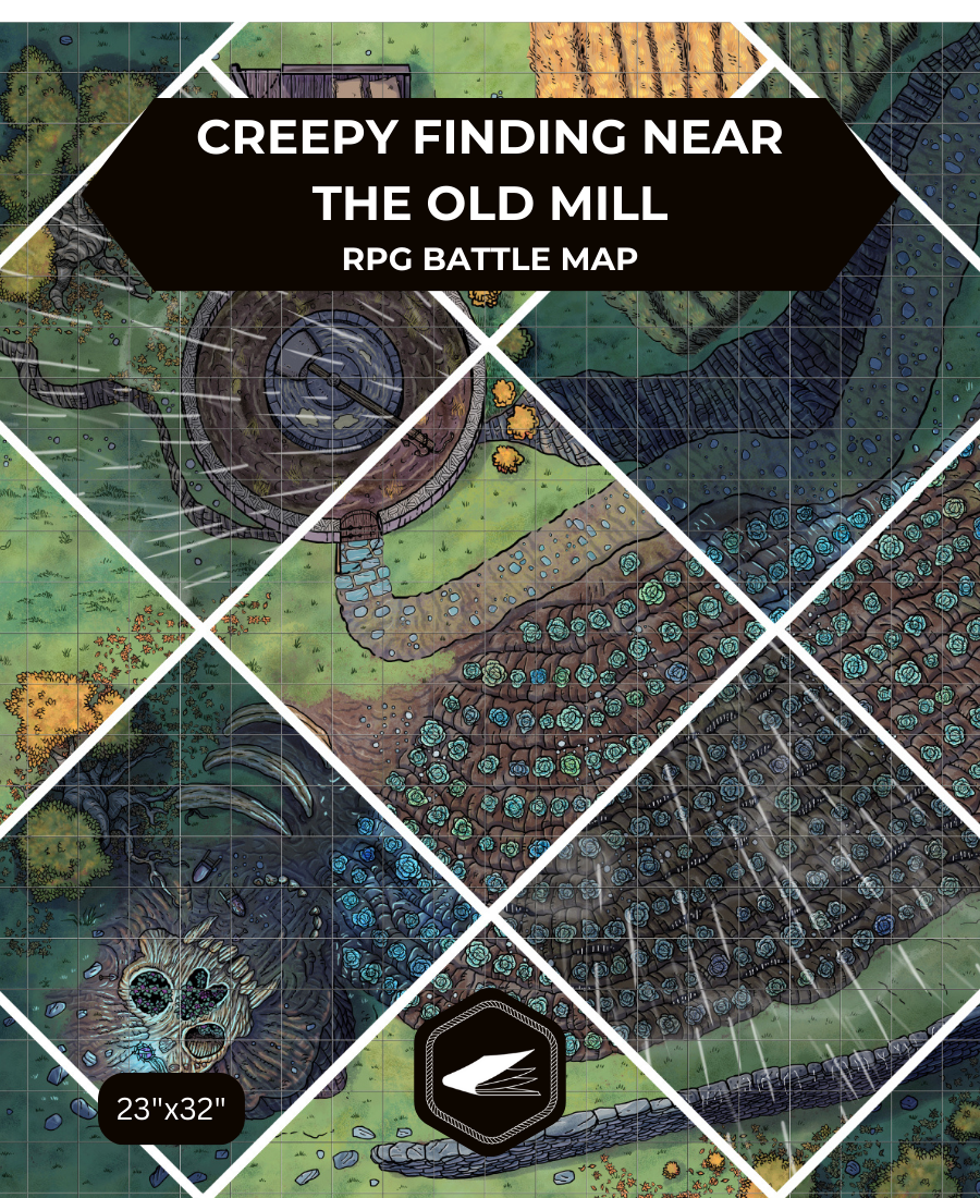 Creepy Finding Near the Old Mill - RPG Battlemap - Fernando Salvaterra ...