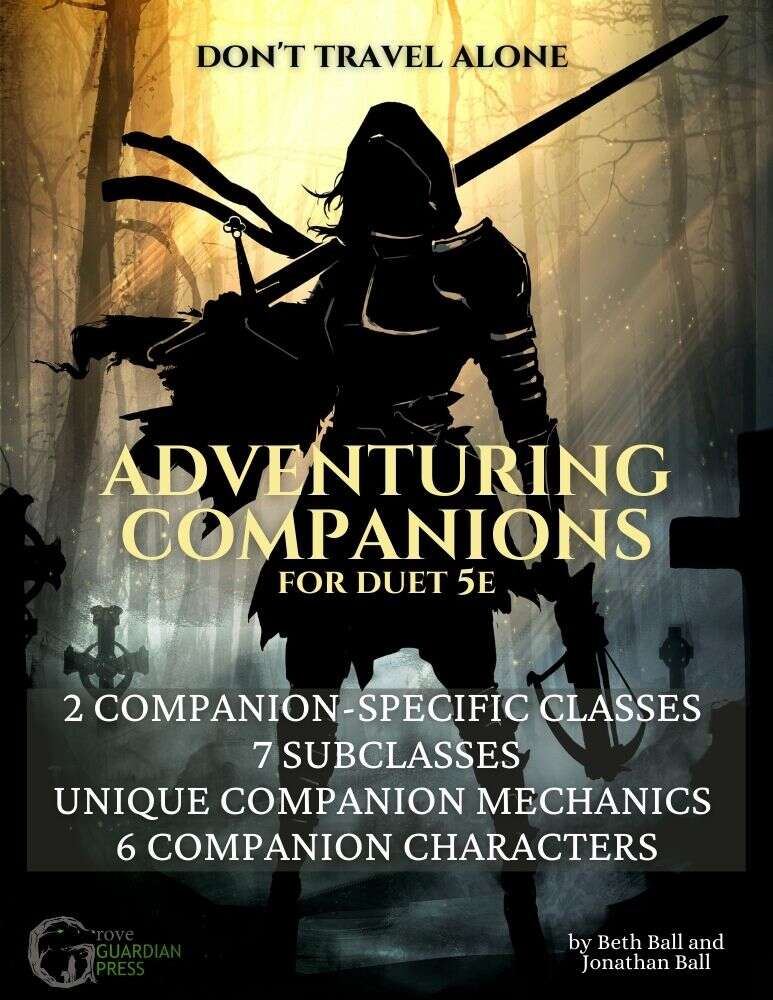 Adventuring Companion Classes and Characters—a supplement for duet 5e ...