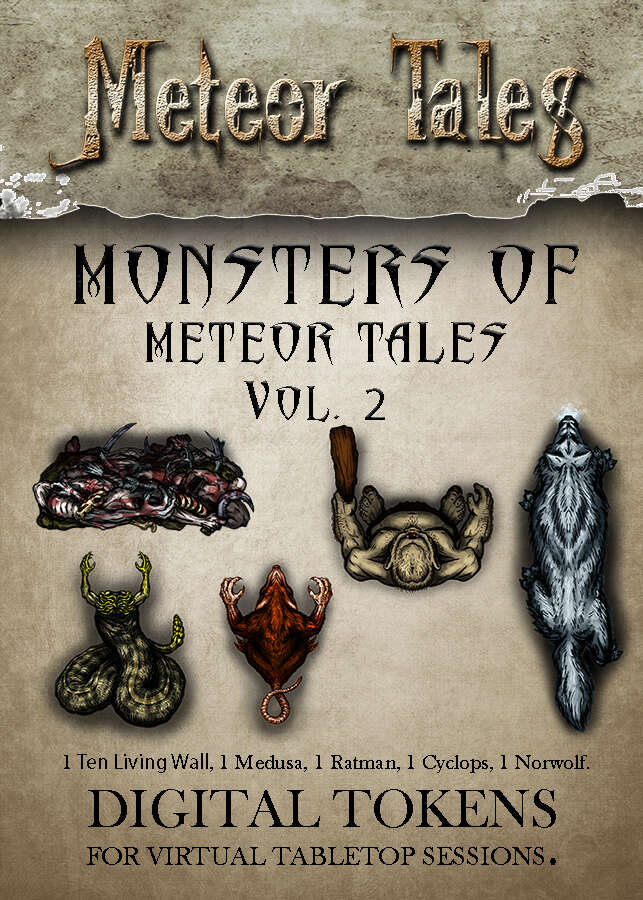 Monsters of Meteor Tales Vol. 2 - Digital Tokens - Spiral Lane ...