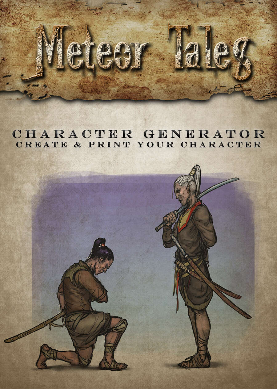 Character Generator for Meteor Tales - Spiral Lane Productions ...