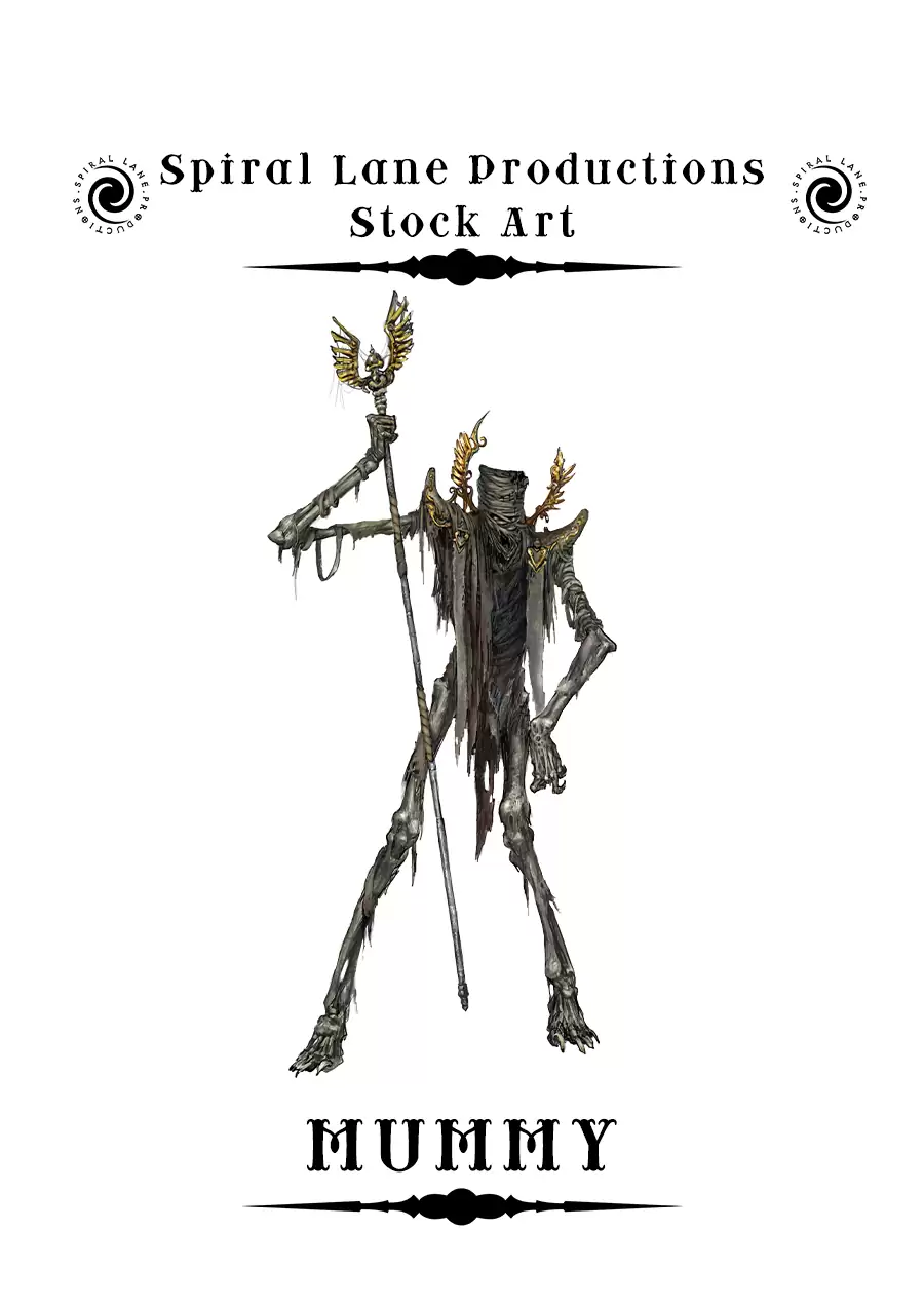 Stock Art - Mummy - Spiral Lane Productions | DriveThruRPG