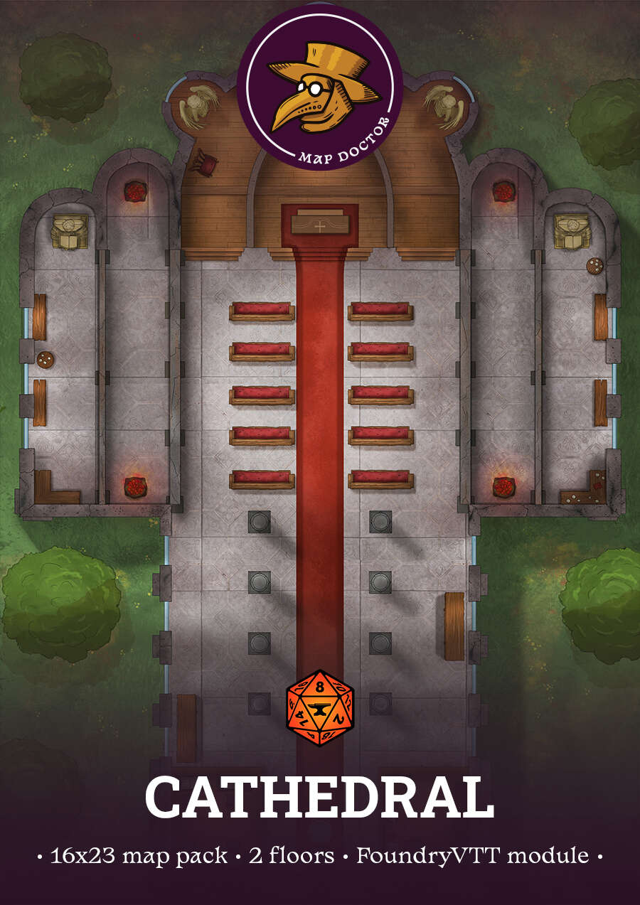 Cathedral by Map Doctor - Map Doctor | DriveThruRPG