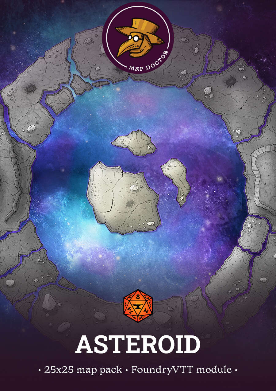 Asteroid by Map Doctor - Map Doctor | DriveThruRPG
