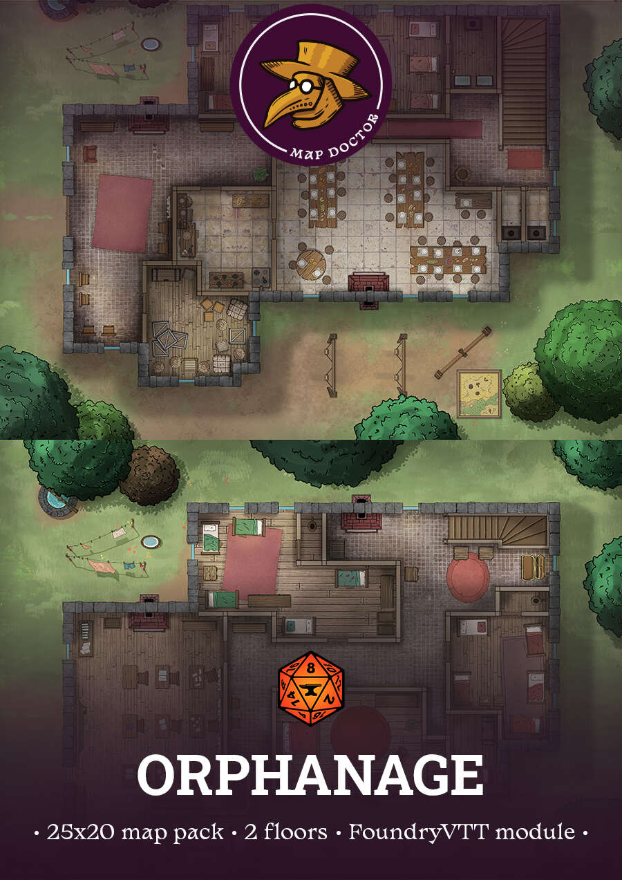 Orphanage by Map Doctor - Map Doctor | DriveThruRPG