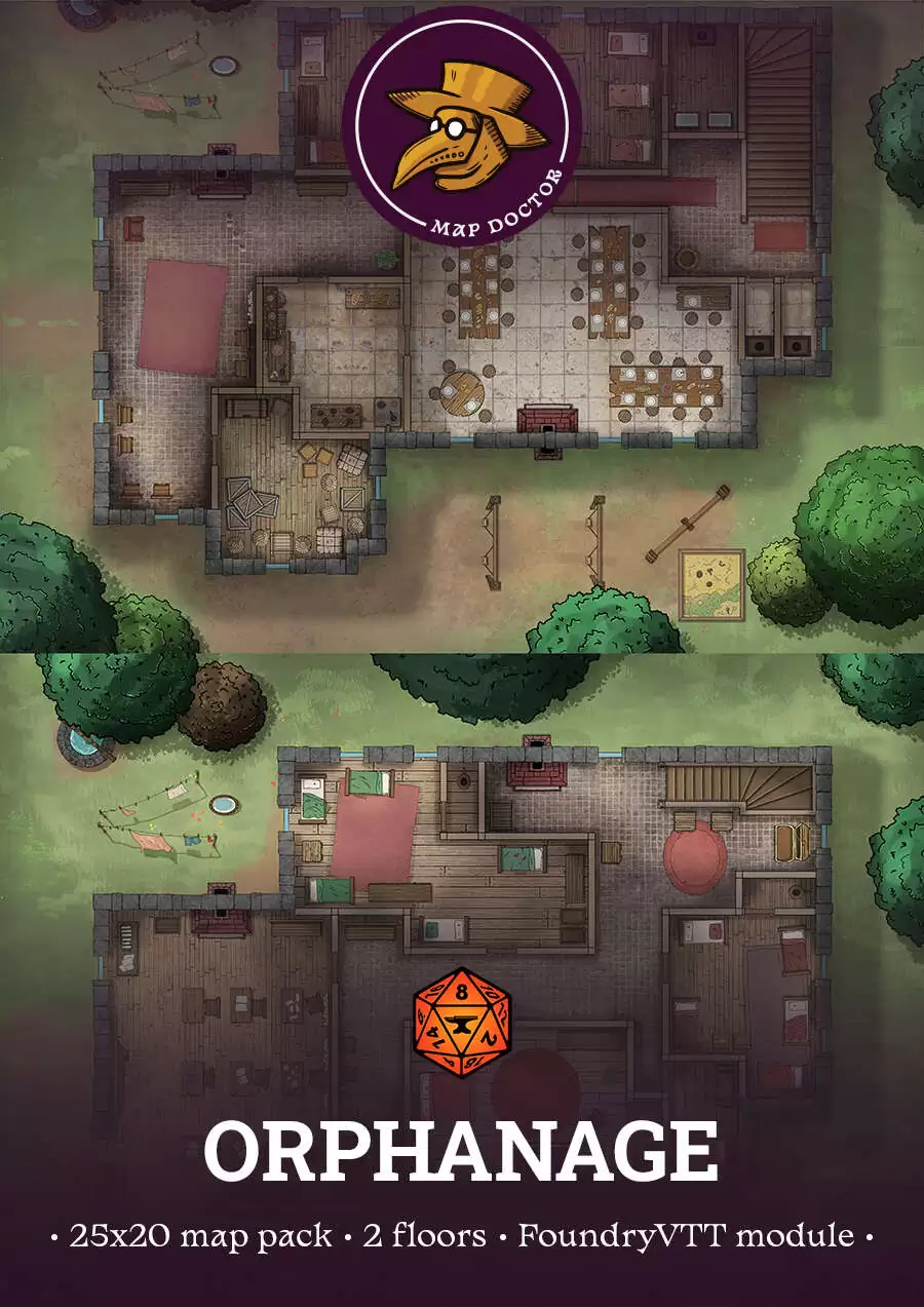 Orphanage by Map Doctor - Map Doctor | DriveThruRPG