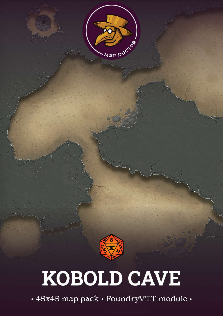 Kobold Cave by Map Doctor - Map Doctor | DriveThruRPG