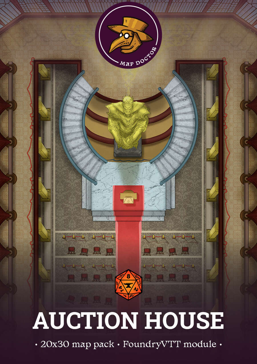 Auction House by Map Doctor - Map Doctor | DriveThruRPG