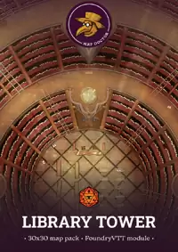 The Great Library Map Pack - CZRPG | Battlemaps | DriveThruRPG