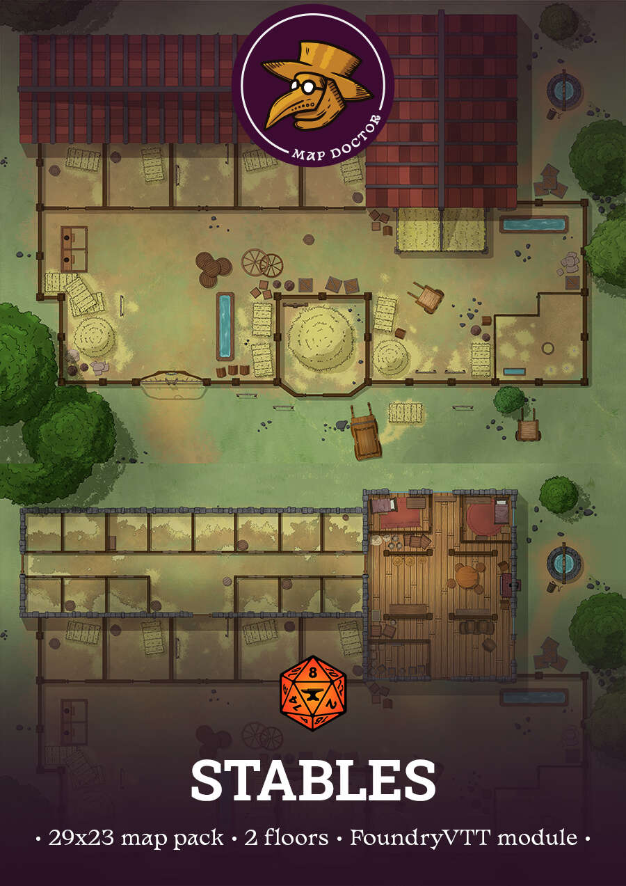 Stables by Map Doctor - Map Doctor | DriveThruRPG