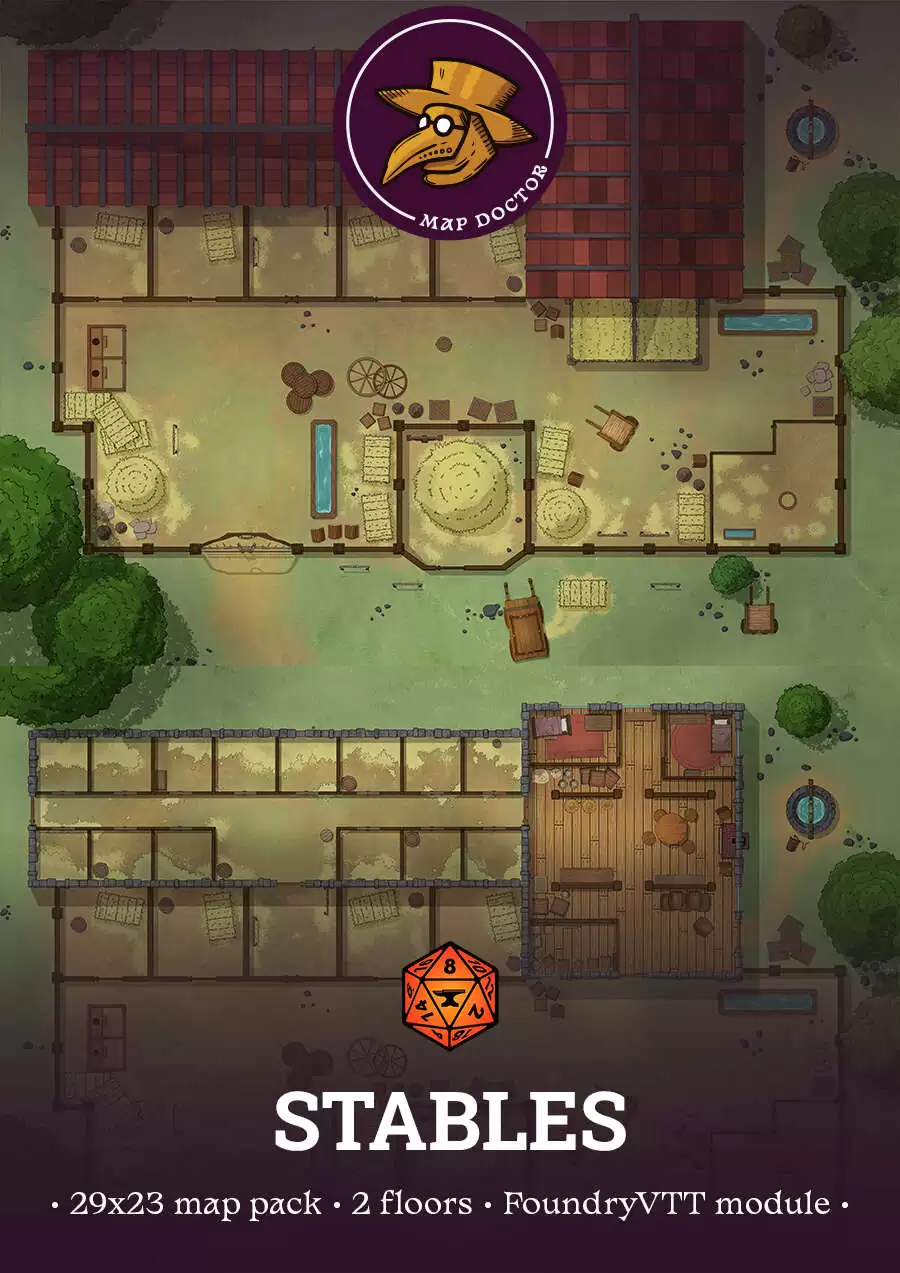 Stables by Map Doctor - Map Doctor | DriveThruRPG