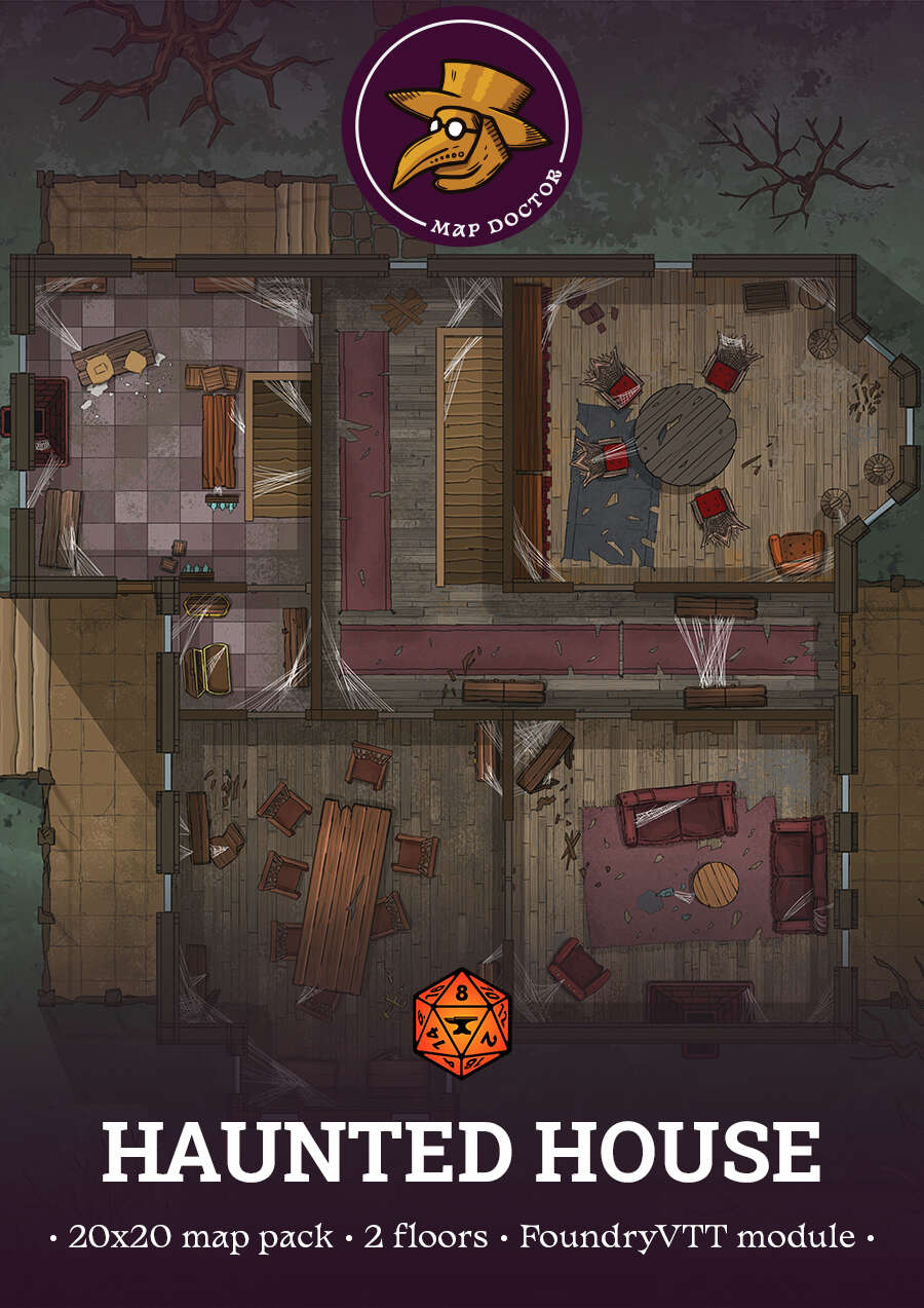 Haunted House by Map Doctor - Map Doctor | DriveThruRPG
