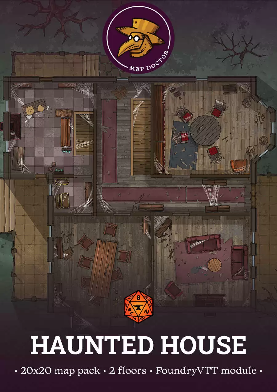 Haunted House by Map Doctor - Map Doctor | DriveThruRPG
