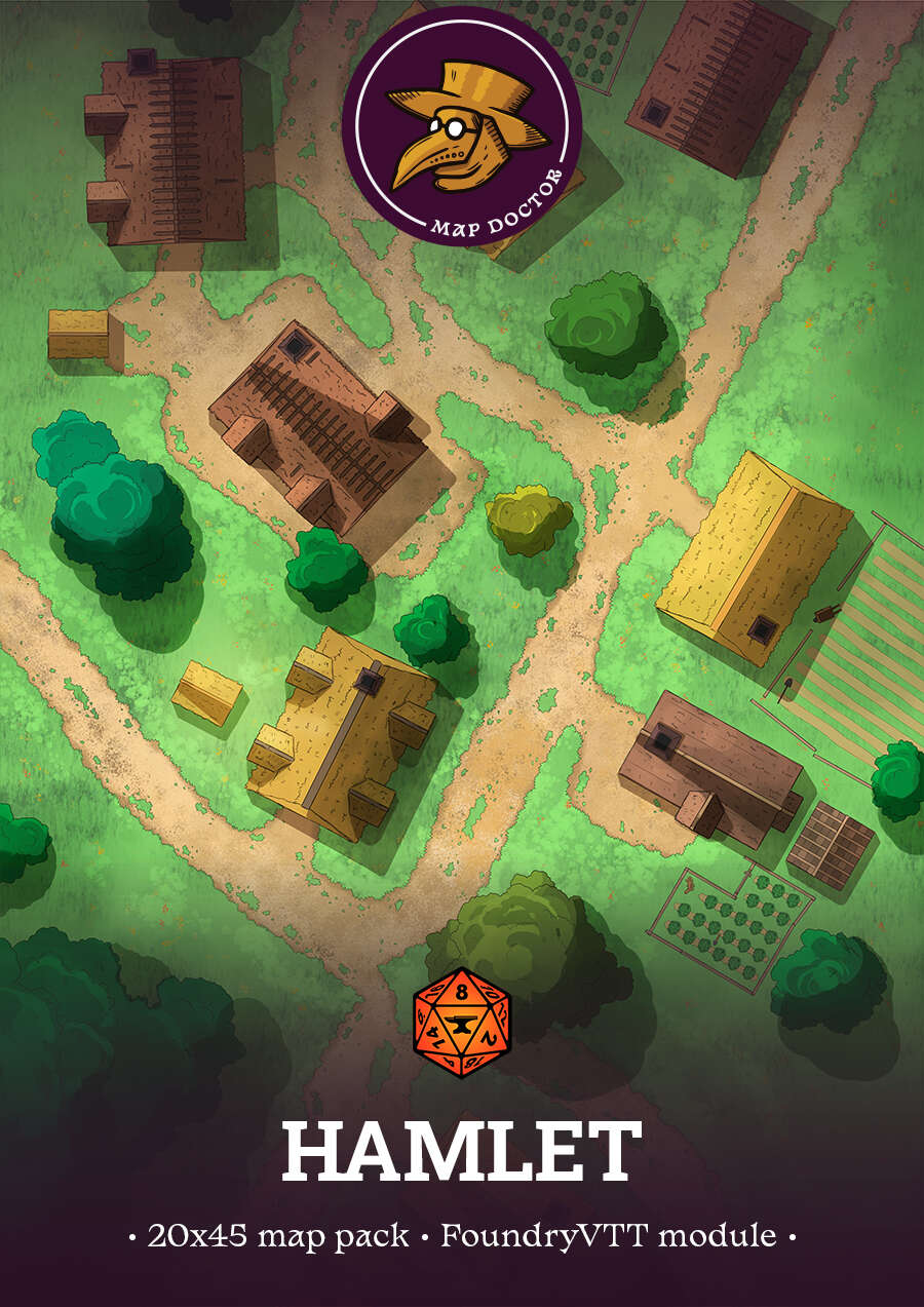 Hamlet by Map Doctor - Map Doctor | DriveThruRPG