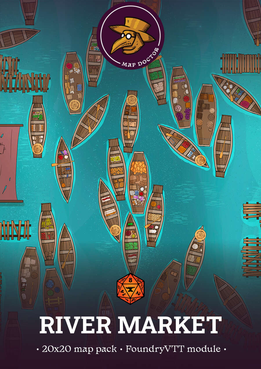 River Market by Map Doctor - Map Doctor | DriveThruRPG