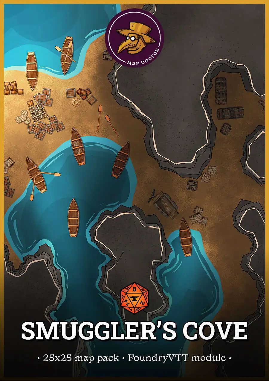 Smuggler's Cove by Map Doctor - Map Doctor | DriveThruRPG