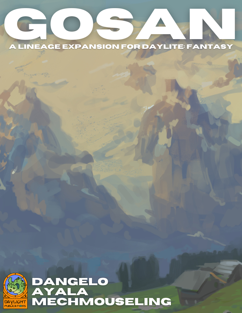 Gosan - A Lineage Expansion for DayLITE: Fantasy - Daylight Publications | DriveThruRPG
