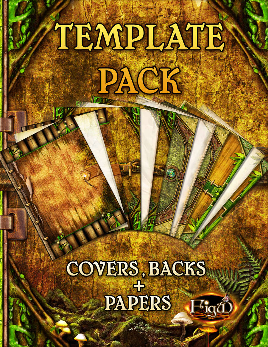 Template Pack #25 Enchanted Forest - Figu Design | Template Packs ...