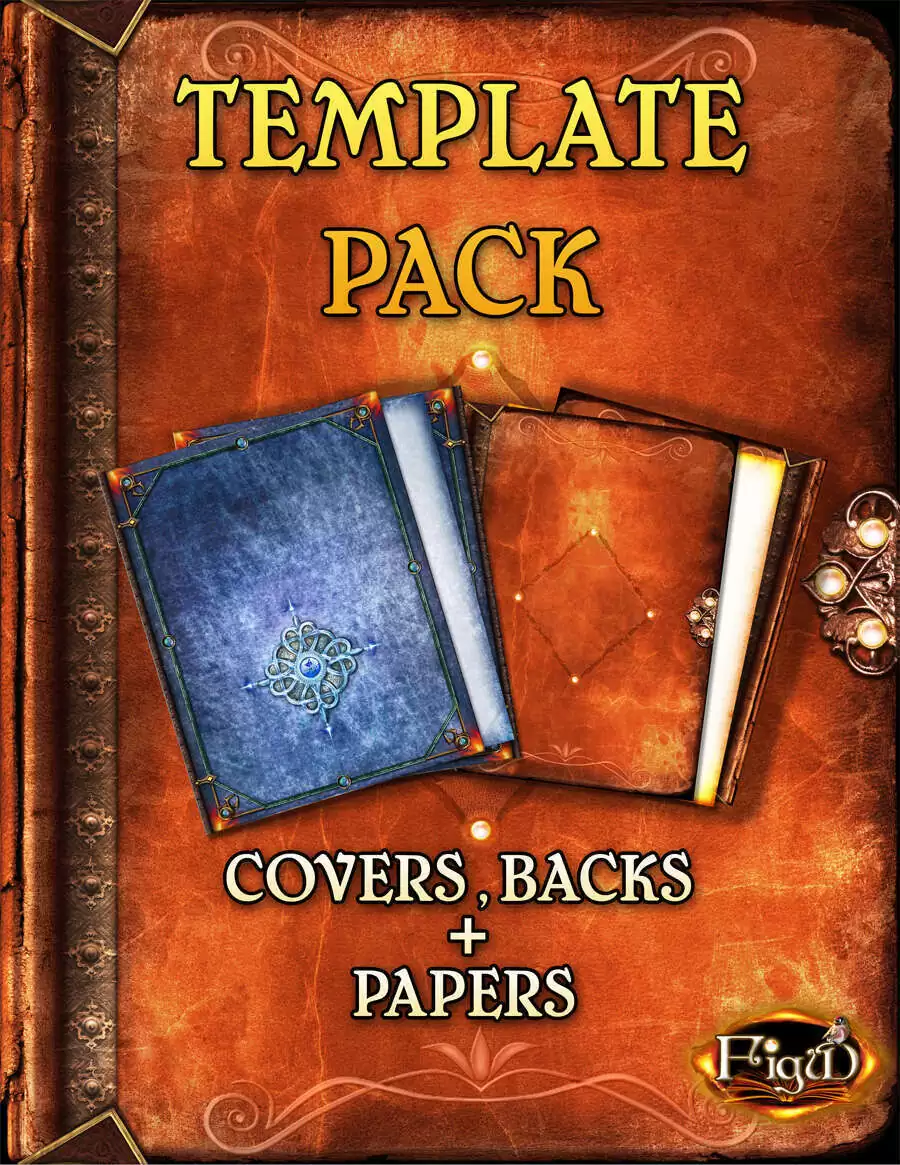 Template Pack - Wizard - Figu Design | Template Packs | DriveThruRPG