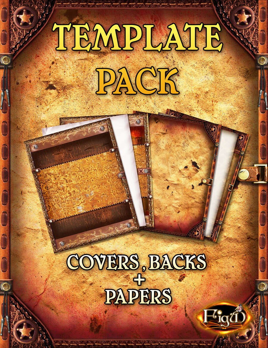 Template Pack - Wild west v2 - Figu Design | Template Packs | DriveThruRPG