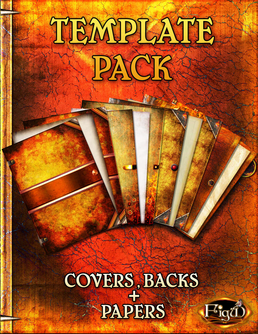 Template Pack - Firespirit - Figu Design | Template Packs | DriveThruRPG
