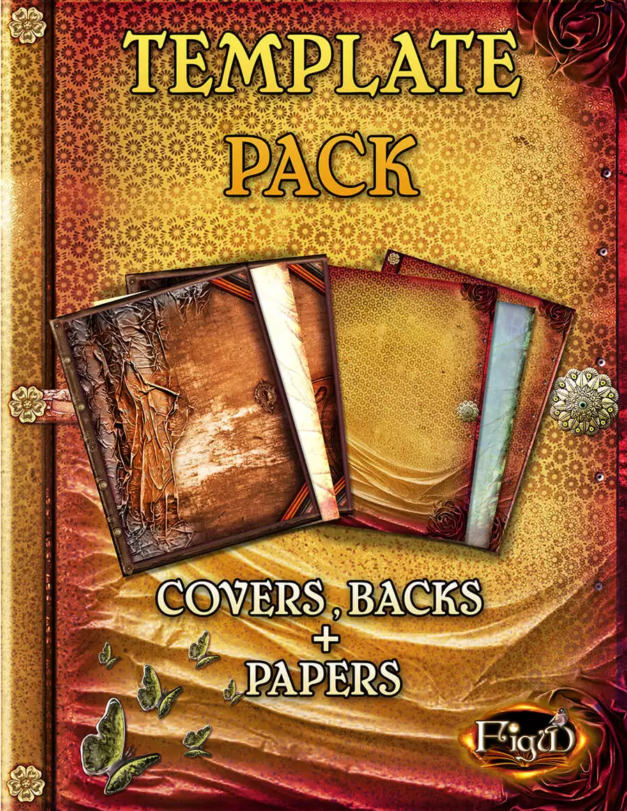 Template Pack - Lostbook9 - Figu Design | Template Packs | DriveThruRPG