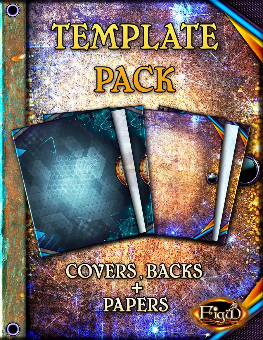 Template Pack - Cosmic - Figu Design | Template Packs | DriveThruRPG