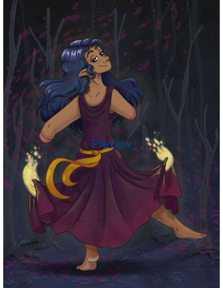 Full Page - Elf Warlock with Hand Prosthetic - Wyrmworks | Inclusive ...